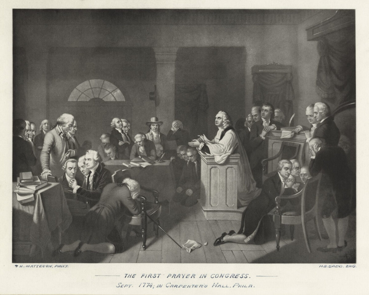 Carpenters' Hall celebrates 250 years of congressional prayer ...